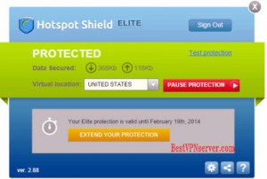 Hotspot Shield VPN service - Great for Wi-fi security